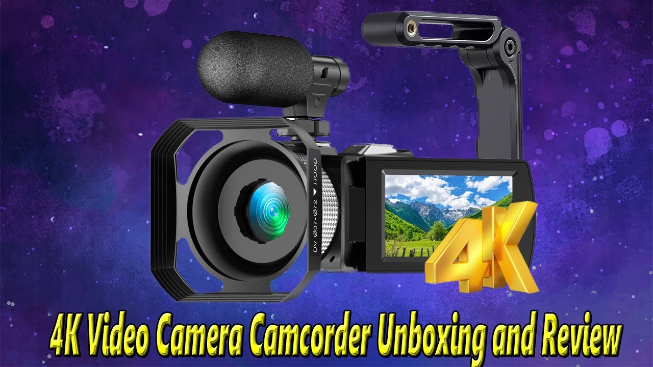 4K Camera for Video Recording Camera Unboxing And Review - YouTube