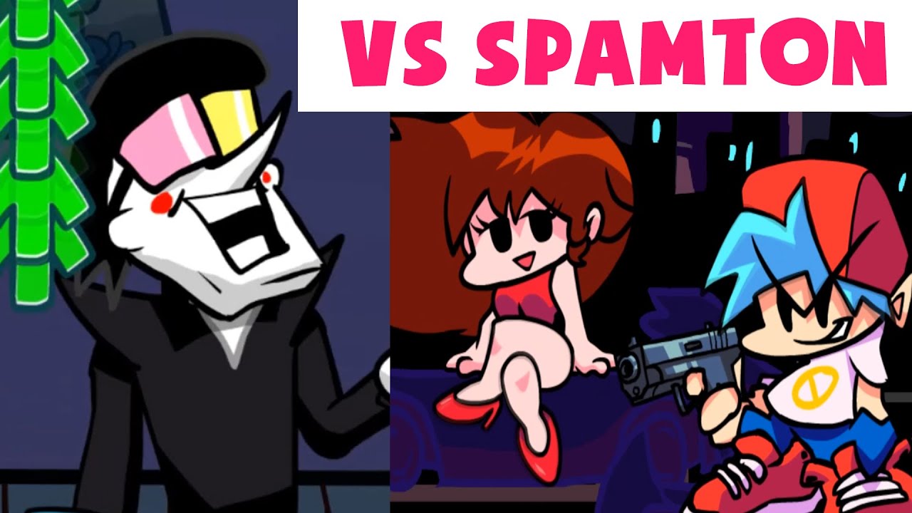 Friday Night Funkin Vs Spamton FULL WEEK [FNF MOD/HARD] + Cutscenes ...
