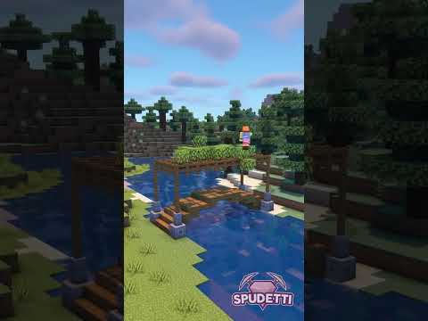 Here's a quick covered bridge design to make it easier to cross rivers ...