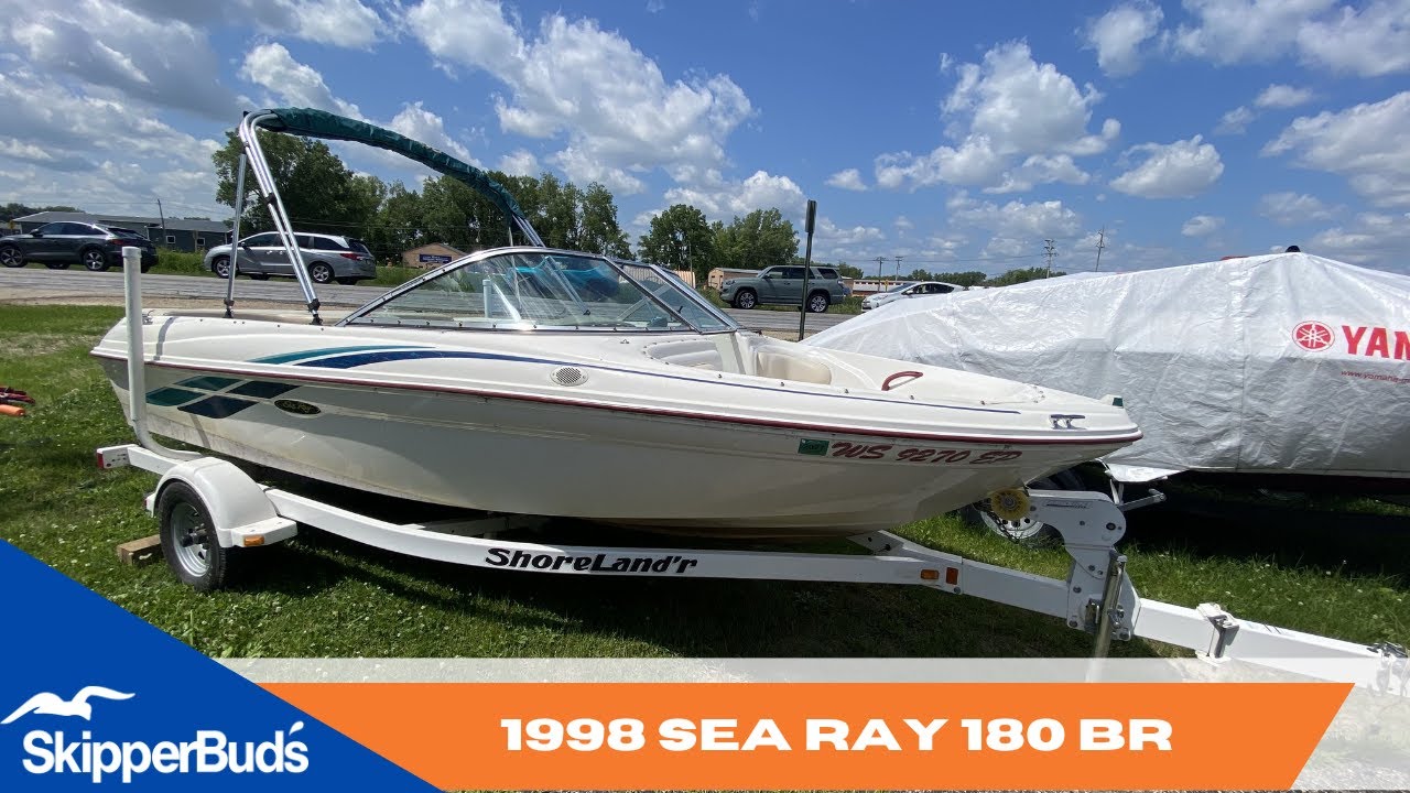 1998 Sea Ray 180 BR Boat Tour SkipperBud's - YouTube