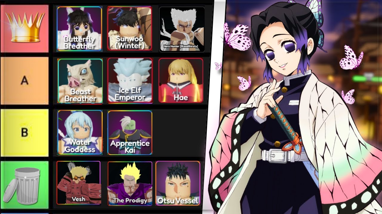 ALL UNITS TIER LIST for DEMON SLAYER UPDATE! | Anime Last Stand - YouTube