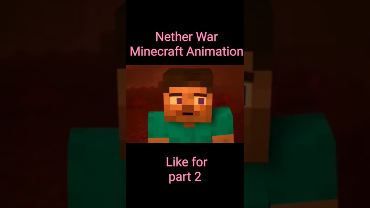 Nether War Minecraft Animation #part 1# - YouTube