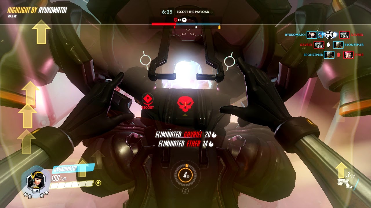 Overwatch Dva highlight 2.11.17 - YouTube