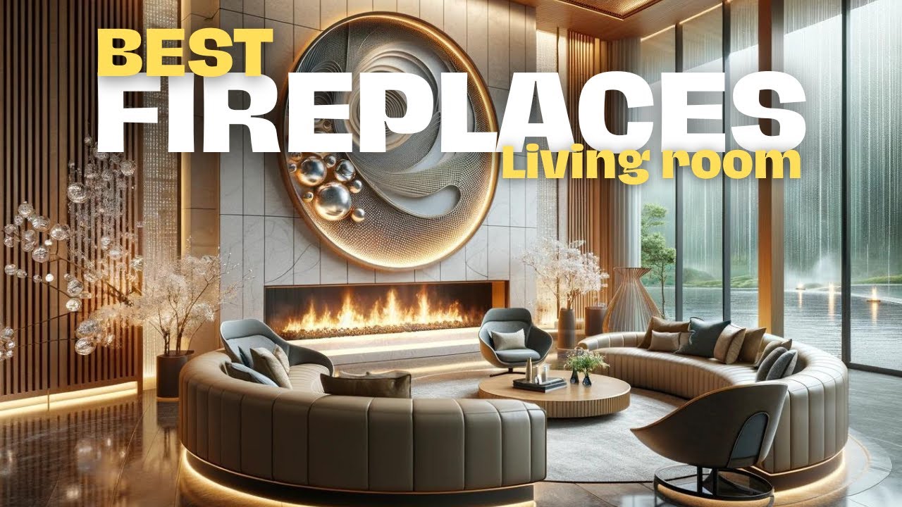 Creative and Modern Fireplaces for Living Room and Lobby - YouTube