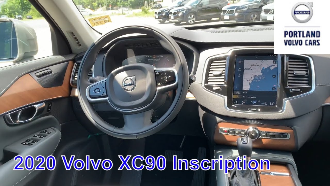 2020 Volvo XC90 Inscription Pebble Grey Metallic and an AMAZING Slate ...