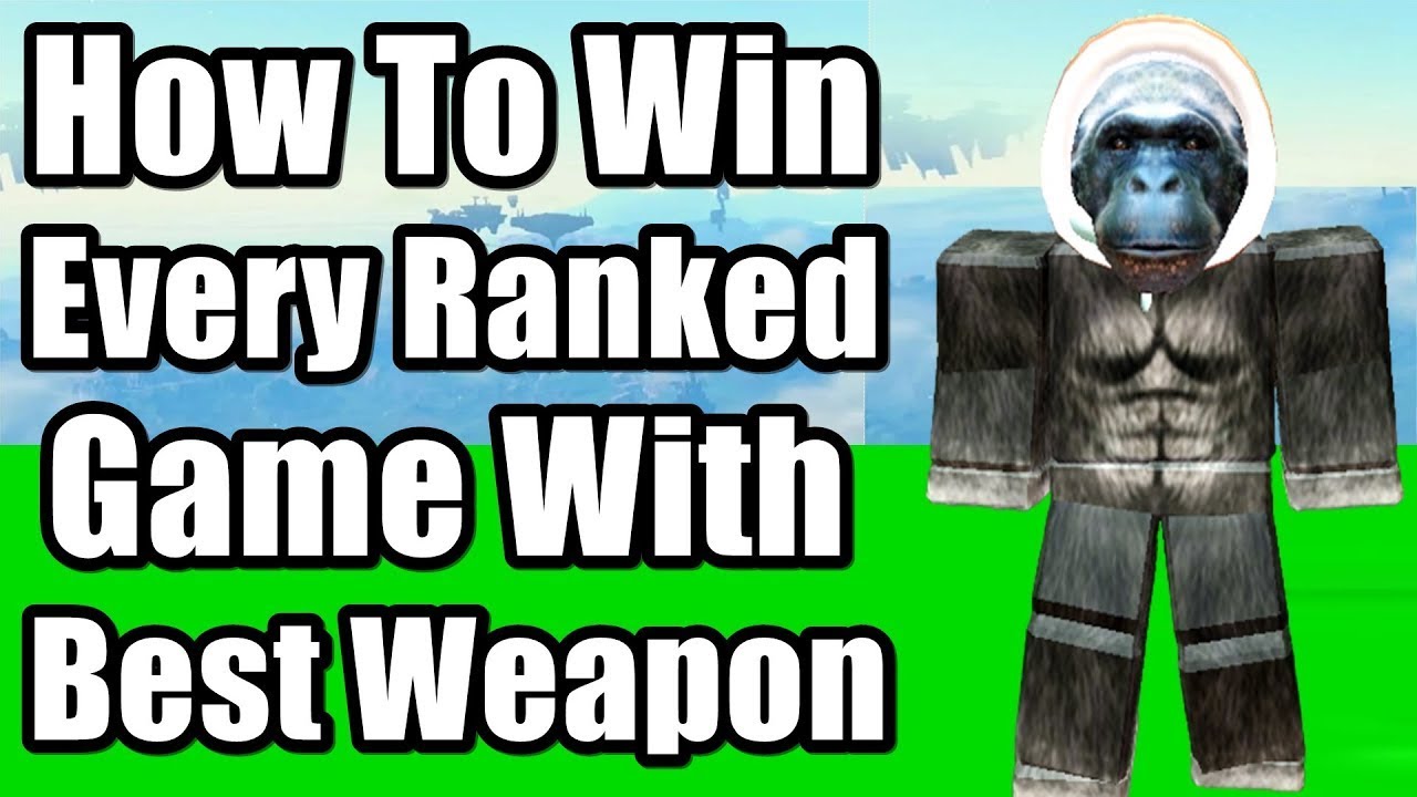 How To Win Every Ranked Game With The Best Weapon - BedWars Roblox ...