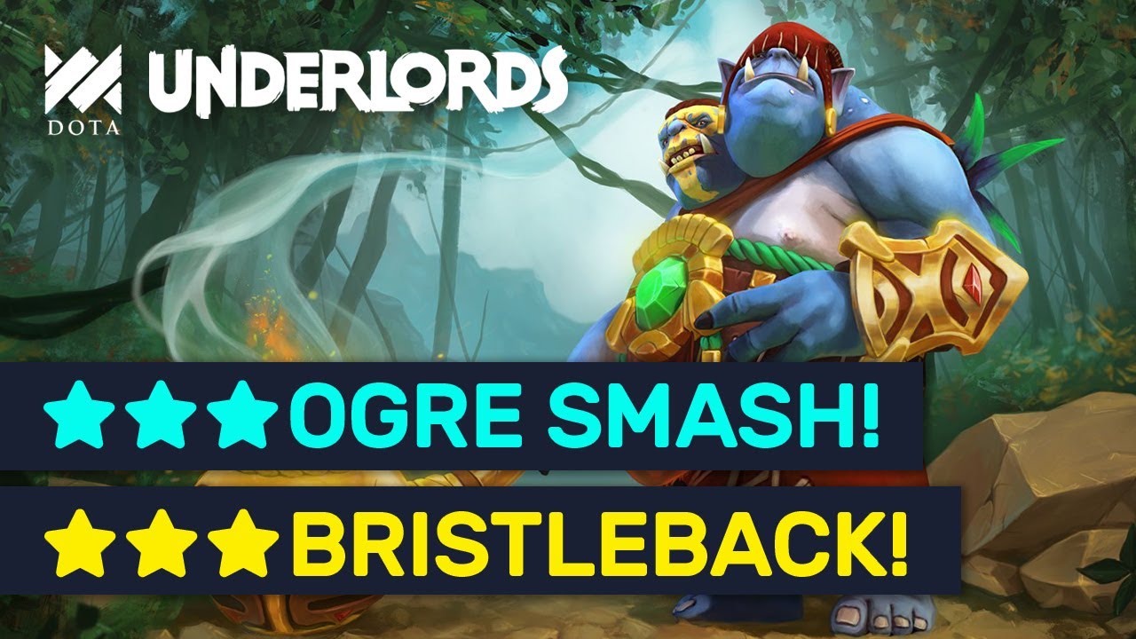 EPIC Brute Brawny Build! ★★★ Bristleback + ★★★ Ogre! | Dota Underlords ...