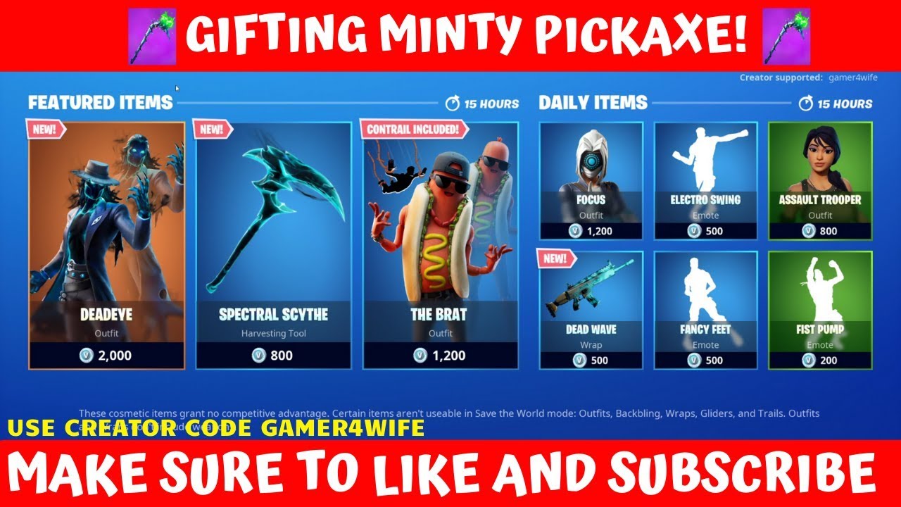 NEW Deadeye Skin & New Dead Wave Wrap!! Fortnite Item Shop November 10 ...