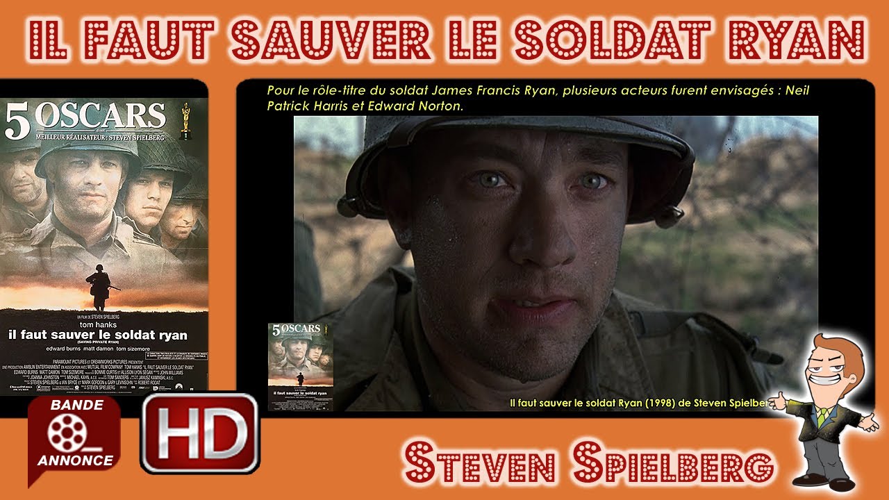 Il faut sauver le soldat Ryan de Steven Spielberg (1998) #Cinemannonce ...