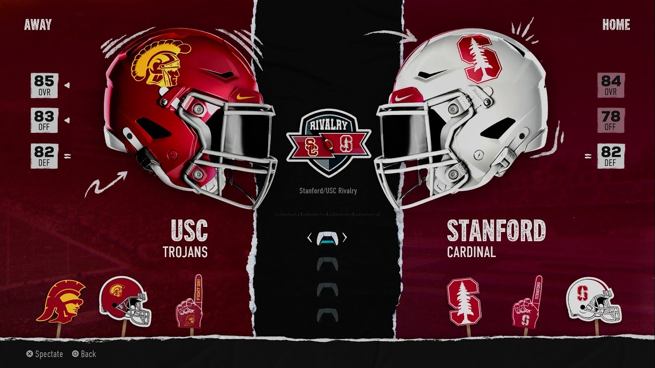 Playing College Football 25 | Usc Vs Stanford - YouTube