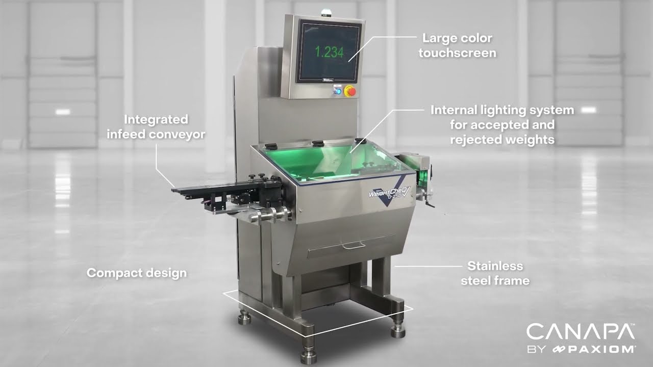WeightCheQ 0-250 High Precision Check Weigher for Pre Rolls - YouTube