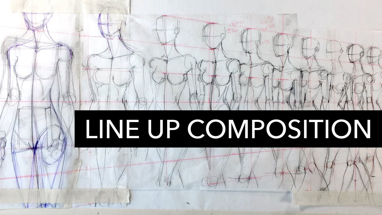 Fashion Illustration Tutorial: Drawing a Fashion Show - YouTube