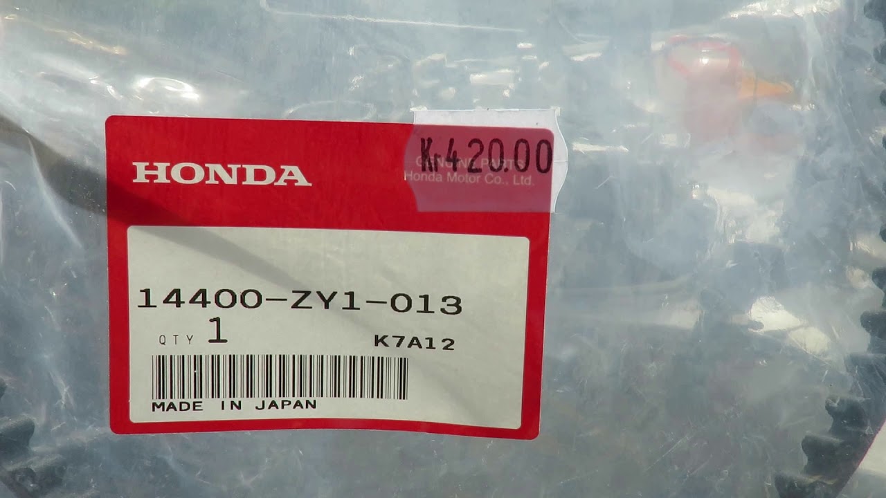 Honda BF 20 D 2007 Outboard Timing Belt Replacement - YouTube