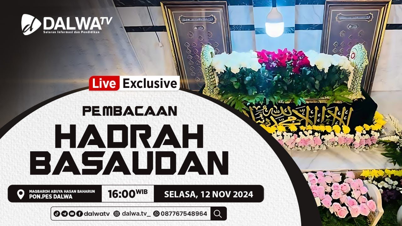 LIVE EXCLUSIVE || PEMBACAAN HADRAH BASAUDAN - YouTube