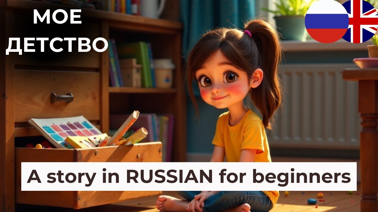 LEARN RUSSIAN for beginners with a simple story - A2| My childhood ...