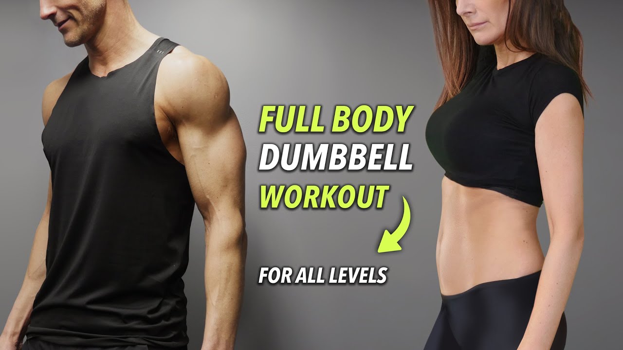 30 – 45 Minute Full Body Sculpting Dumbbell Workout 🔥 - YouTube