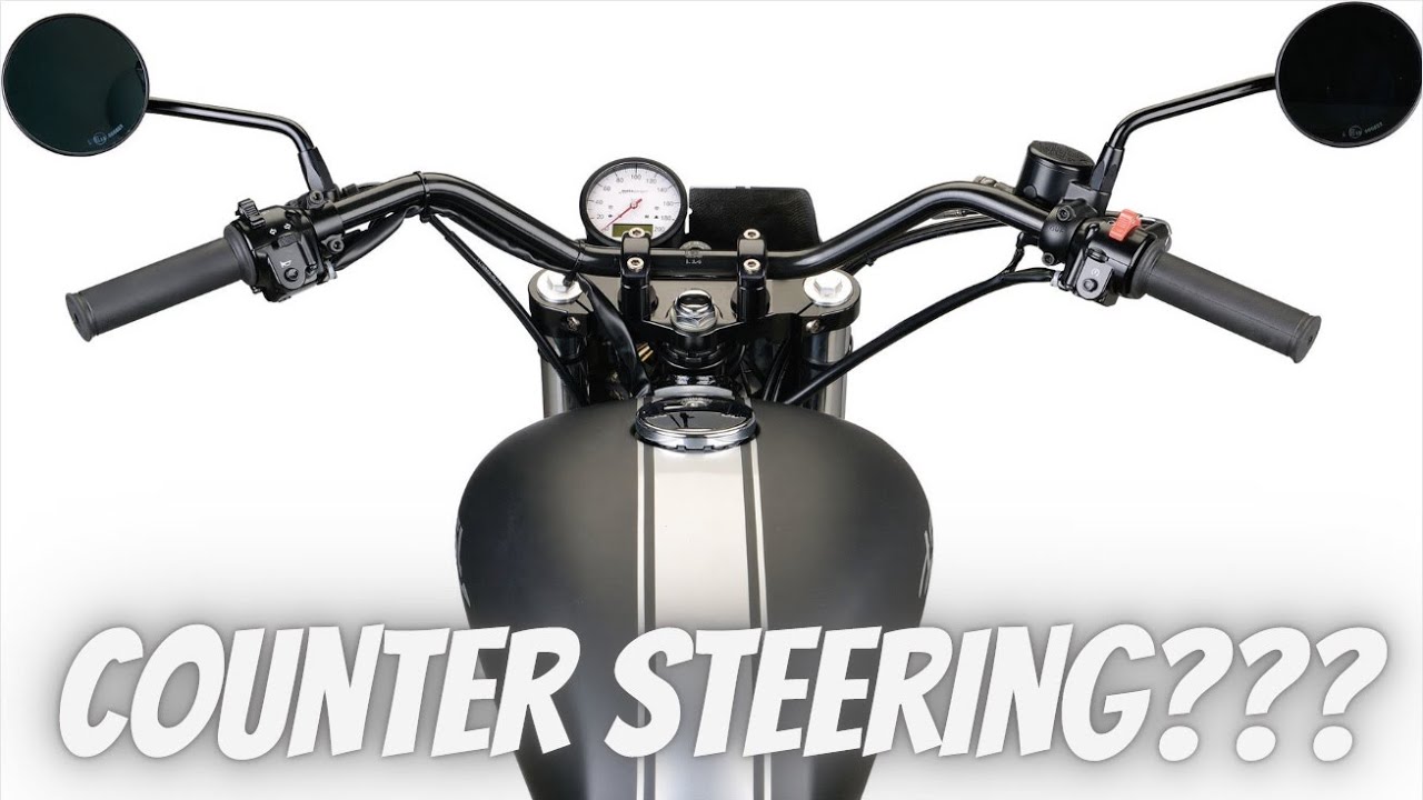 counter steering on a motorcycle? - YouTube