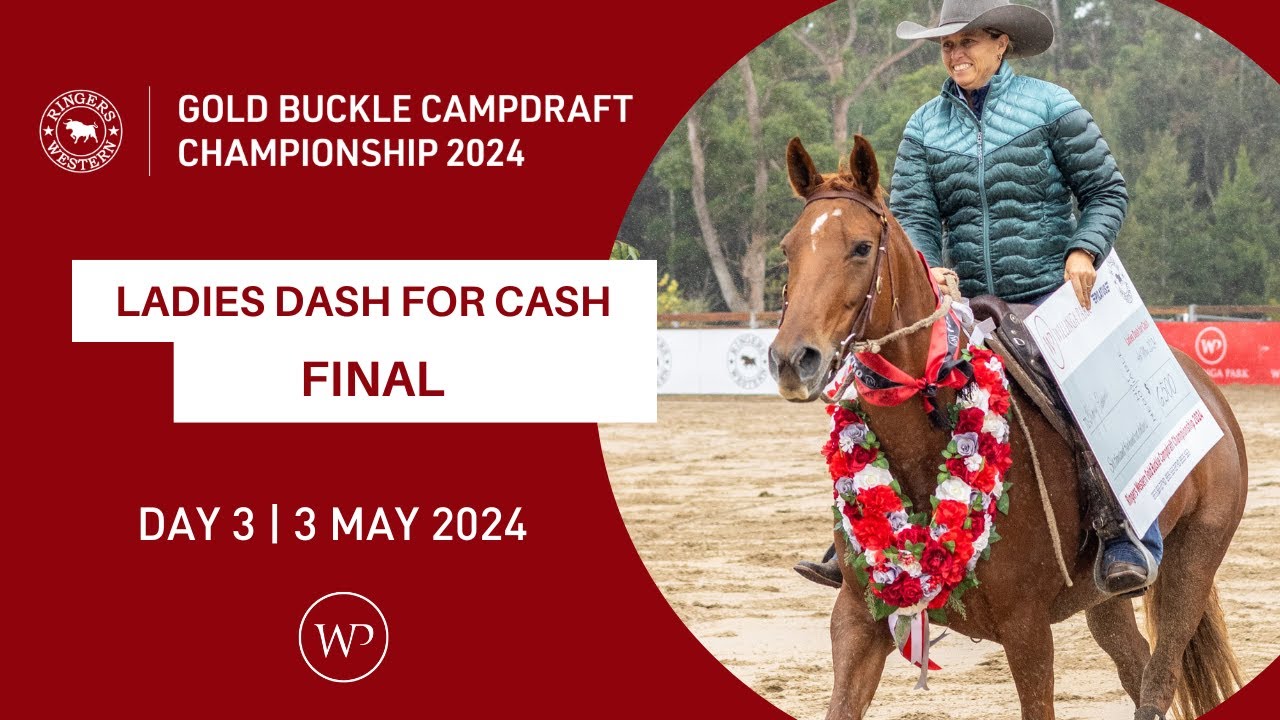 Ladies Dash for Cash | Final & Ceremony | Ringers Western Gold Buckle ...
