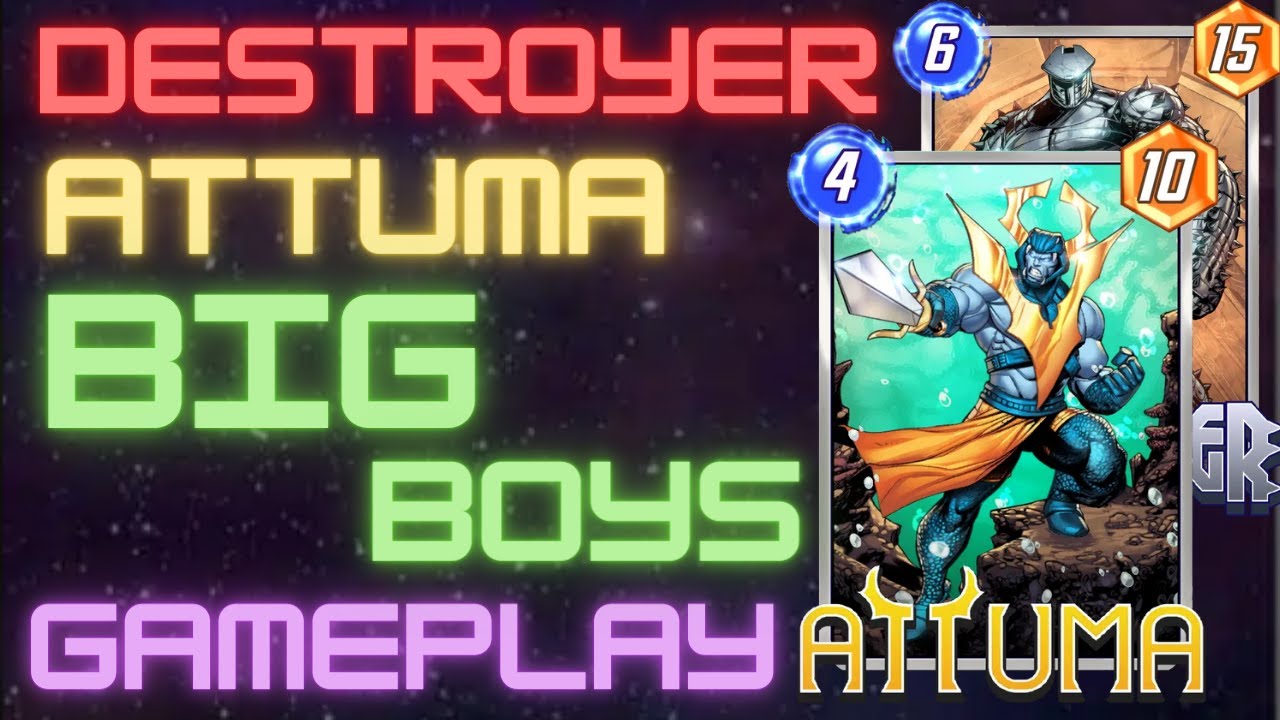 BEST Attuma Destroyer Deck? Marvel Snap Spotlight - YouTube