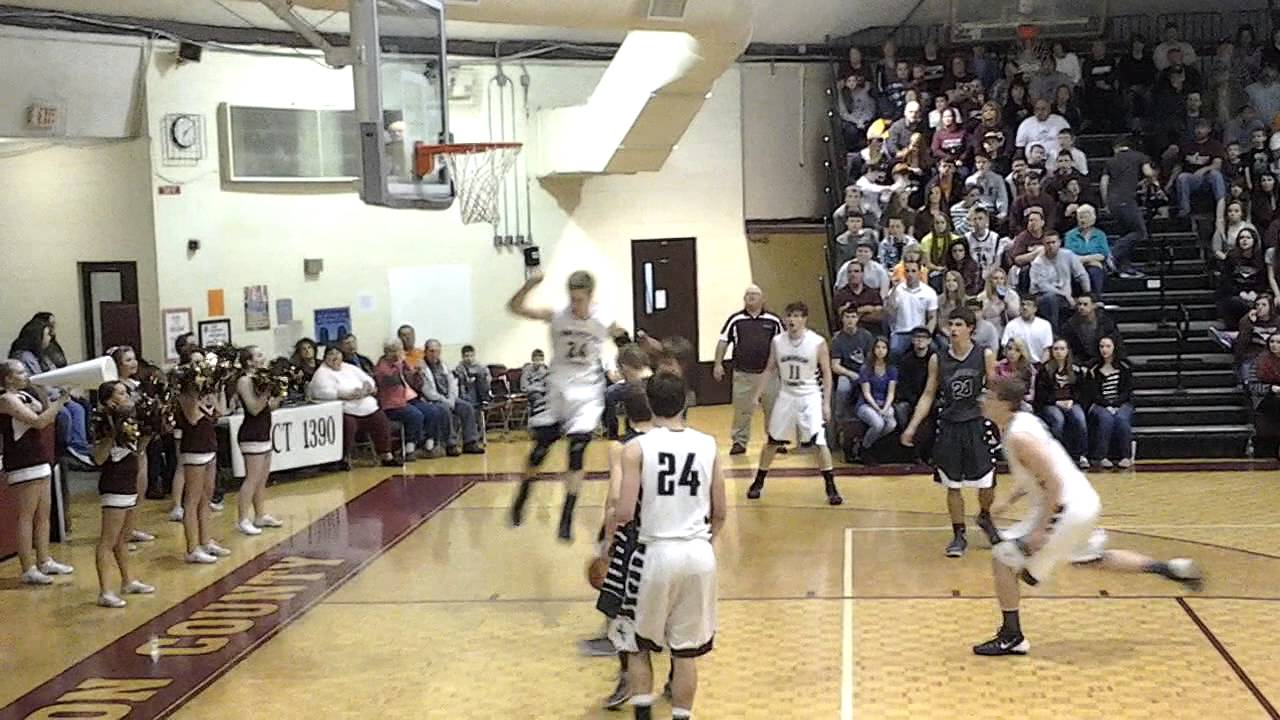 Johnson County High School (TN) Regional Boys BBall game vid 1 - YouTube