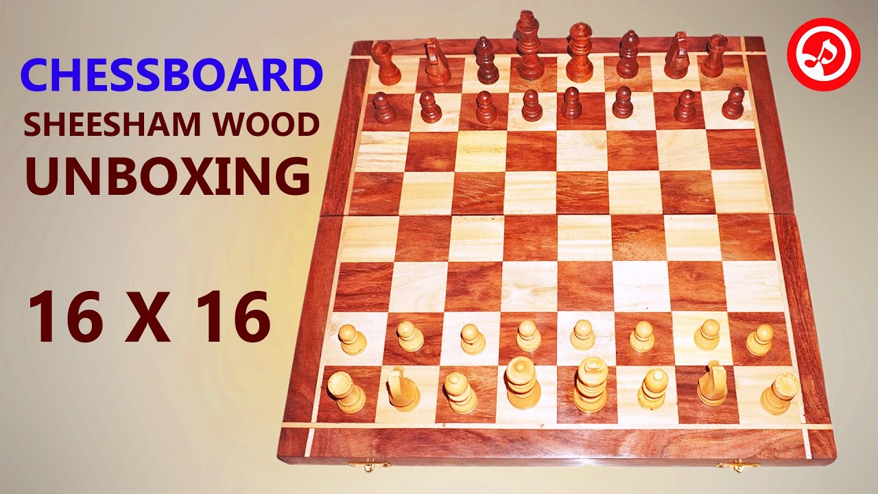 Wooden Chess Board Unboxing For Playing Real Game | 16 Inch Chess Box ...