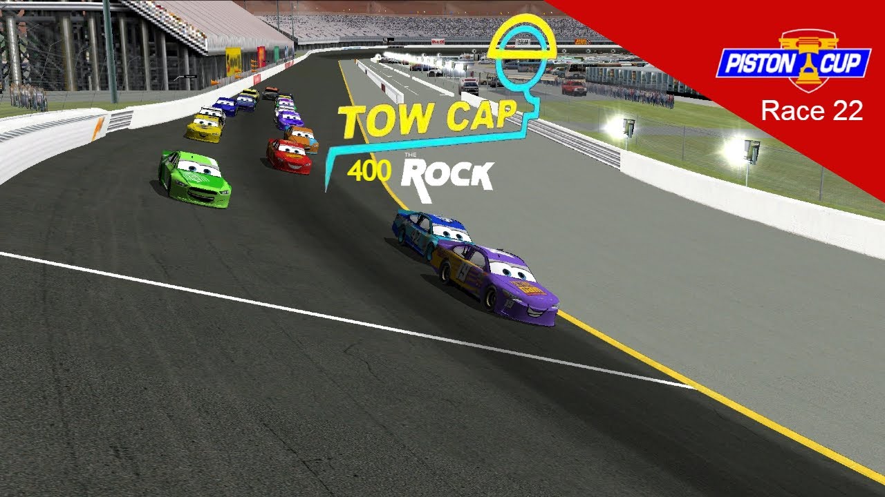 2024 Fictional Piston Cup Series Tow Cap 400 at Rockingham Speedway ...