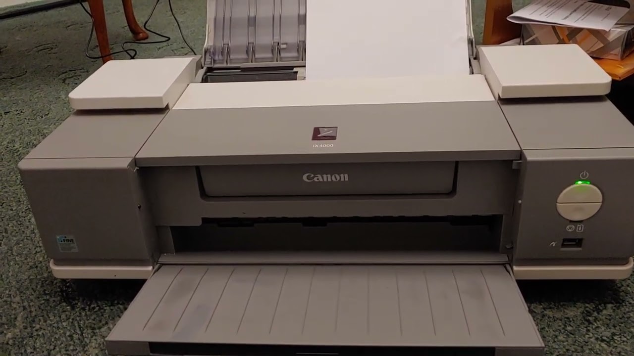 Canon iX4000 Printer - YouTube