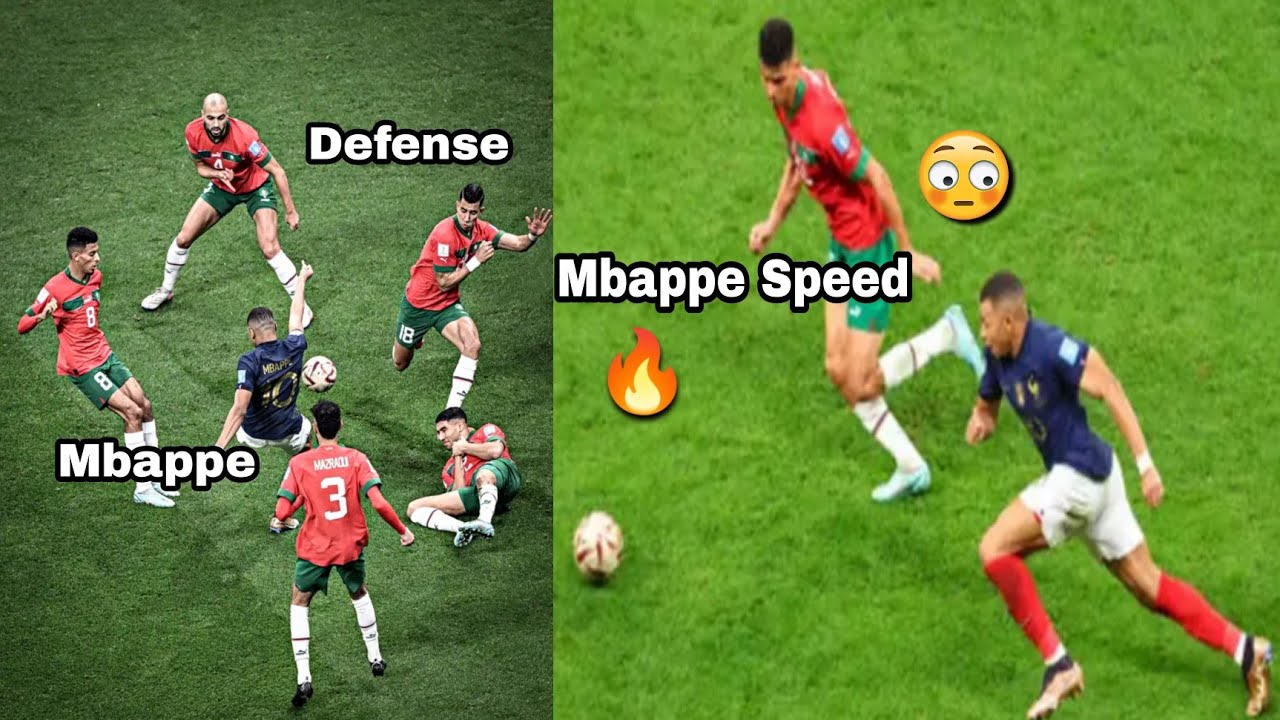 Mbappe Vs Morocco Defense 🔥| Mbappe Speed Vs Morocco😱🔥|#mbappe # ...
