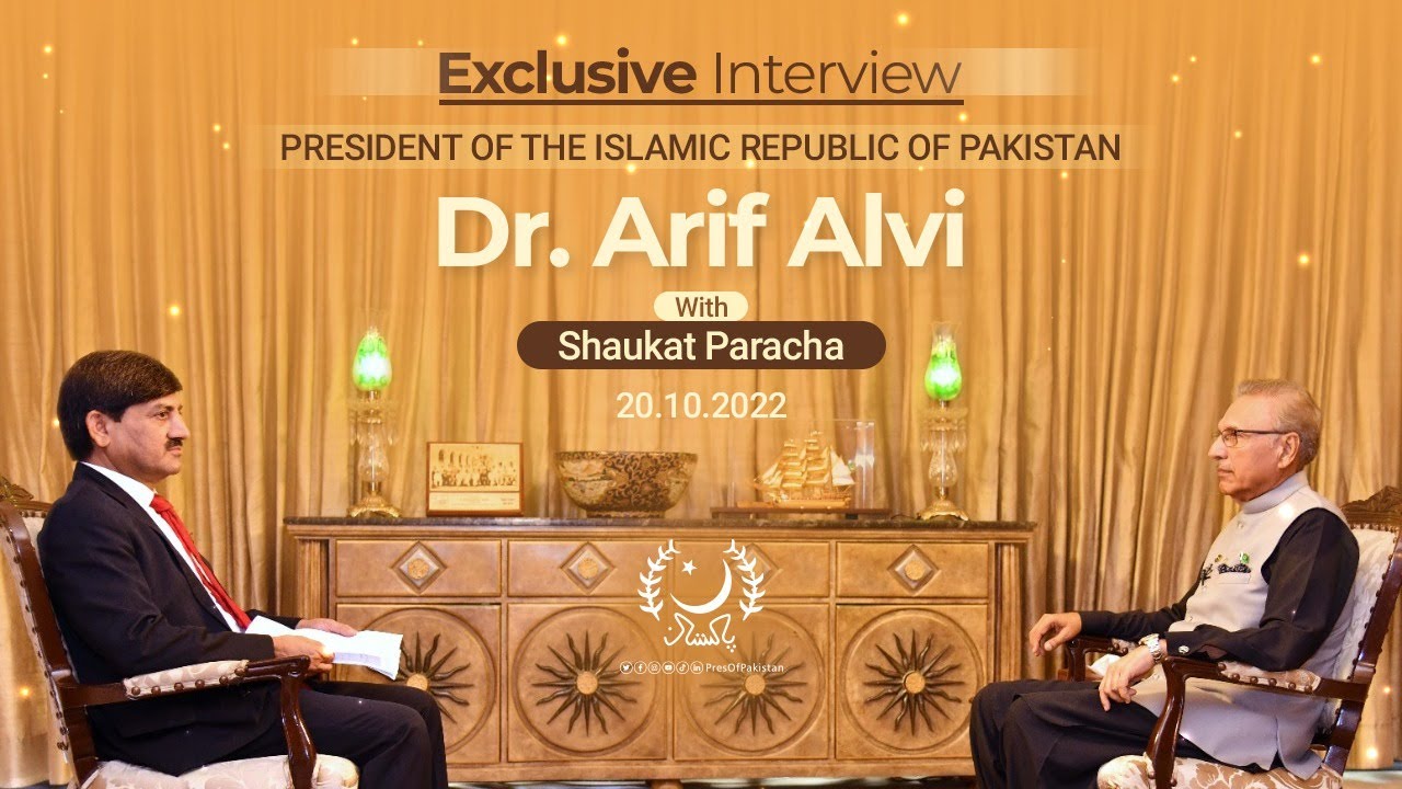 Exclusive interview Shaukat Paracha | President Dr. Arif Alvi | Aaj ...