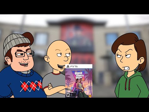 Classic Caillou & Bob Attack Rockstar's Headquarters for GTA 6/Grounded ...