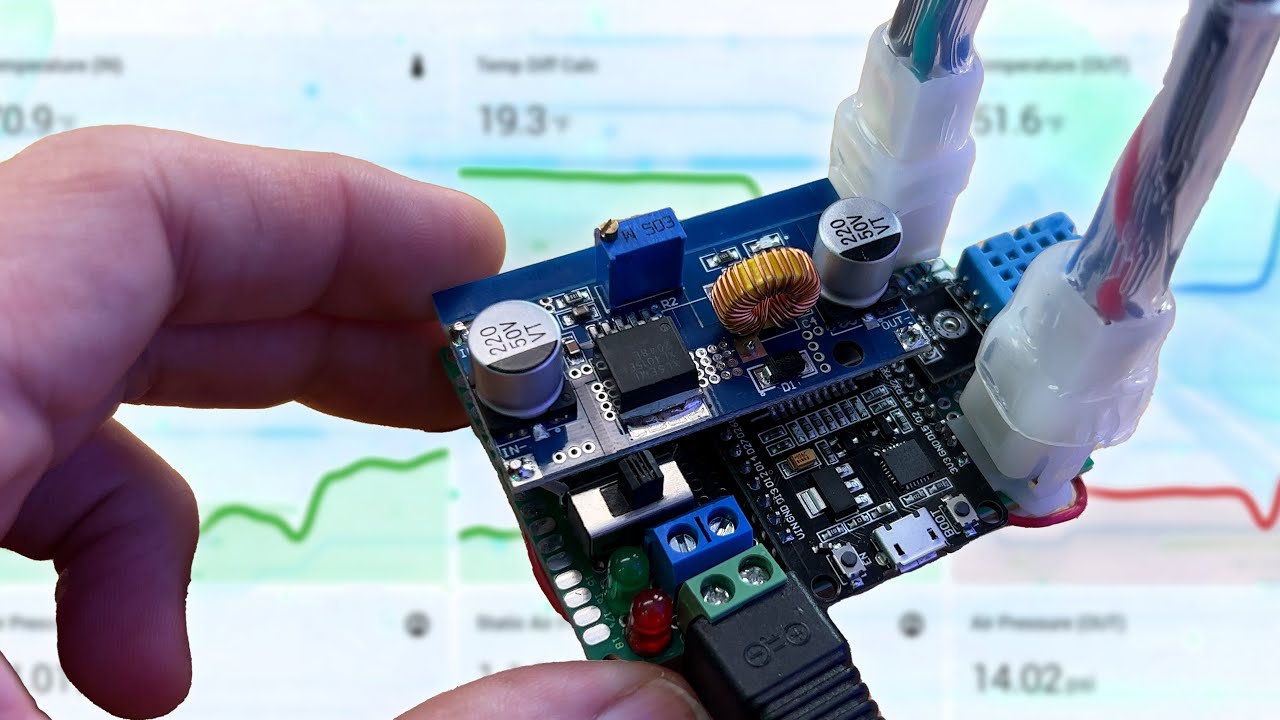 I built the perfect HVAC sensor, for CHEAP! Temps, Static Pressure, Air ...