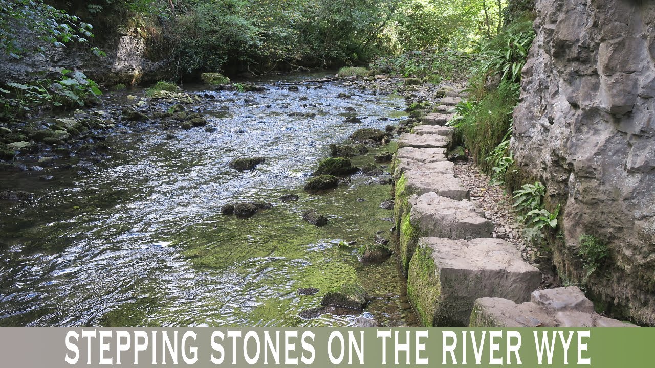 Wye Dale, Chee Dale to Millers Dale walk. Stepping stones on the River ...