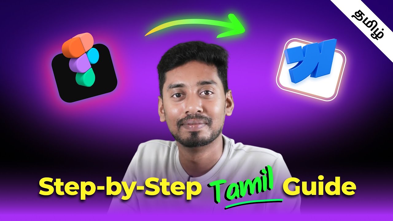 Figma to Webflow Tutorial Tamil | Step by Step Figma to Webflow Guide 2025 - YouTube