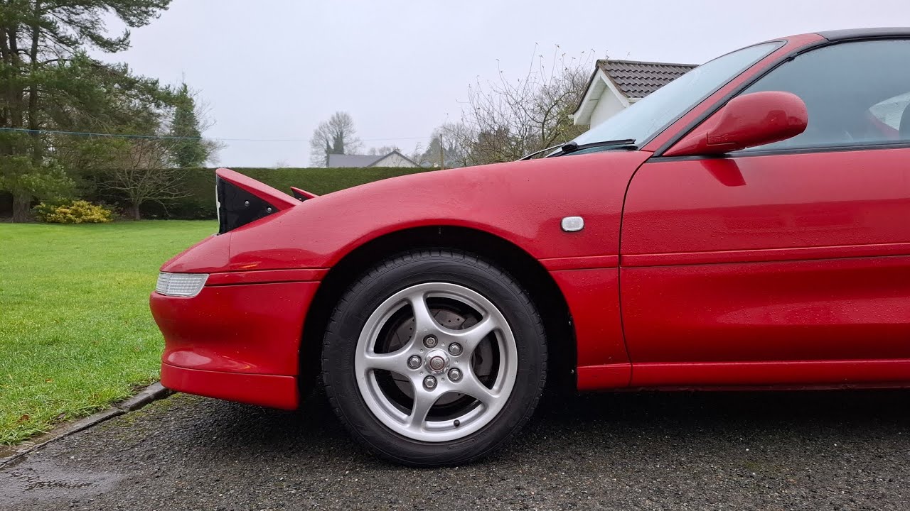 Toyota MR2 Rev5 Alloys Wheels Install SW20 - YouTube
