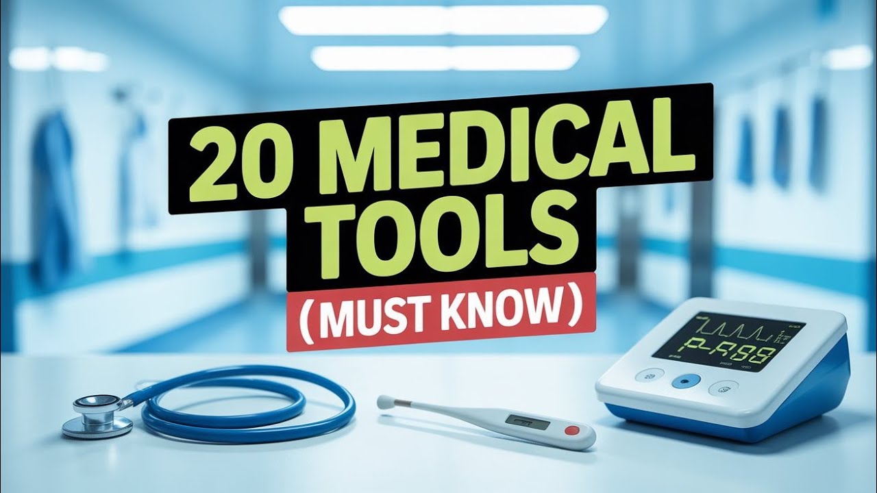 20 ESSENTIAL Medical Equipment & Their Functions (Hospital Tools Guide ...