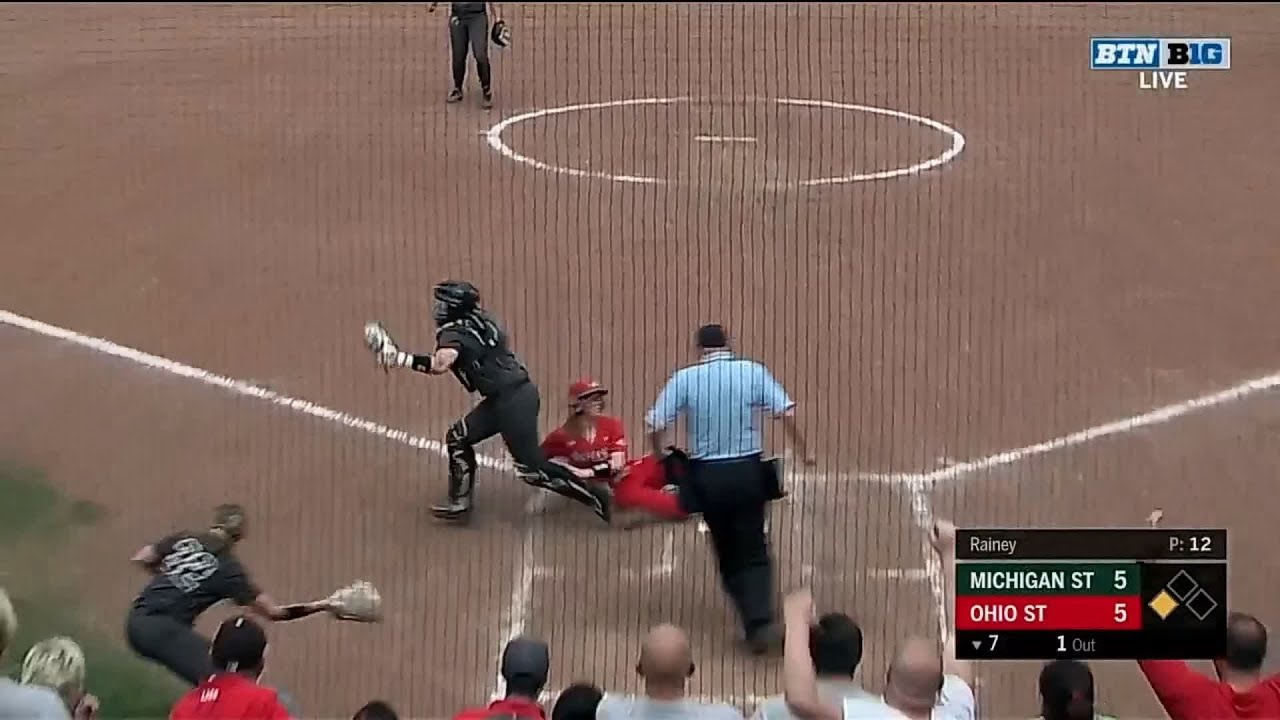Ohio State Softball Walk-off Win vs. Michigan State - YouTube