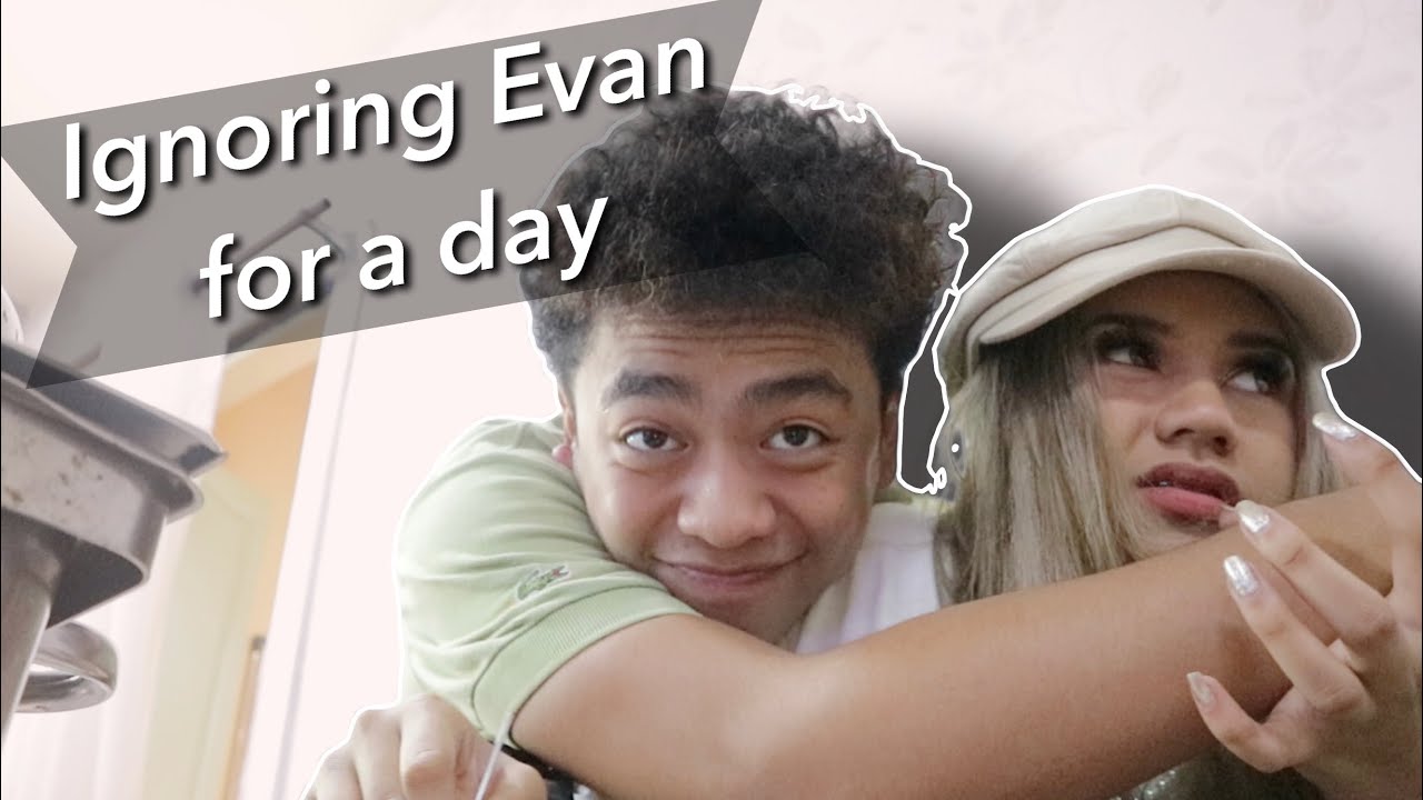IGNORING EVAN FOR A DAY | Celine Nobleza - YouTube