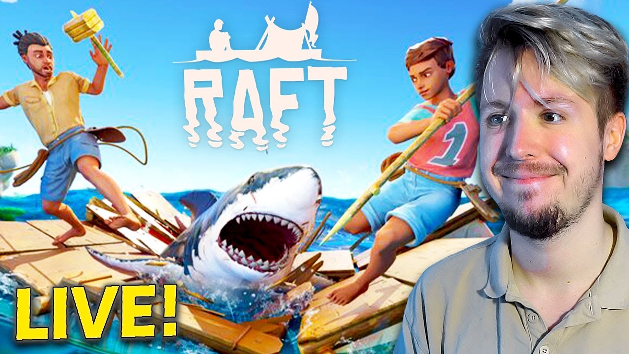 🔴 LIVE z RAFT, budujemy tratwę i czilujemy bombę 😎 - YouTube