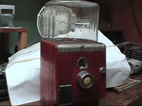 Northwestern Gumball Machine Model 49 (SOLD) - YouTube