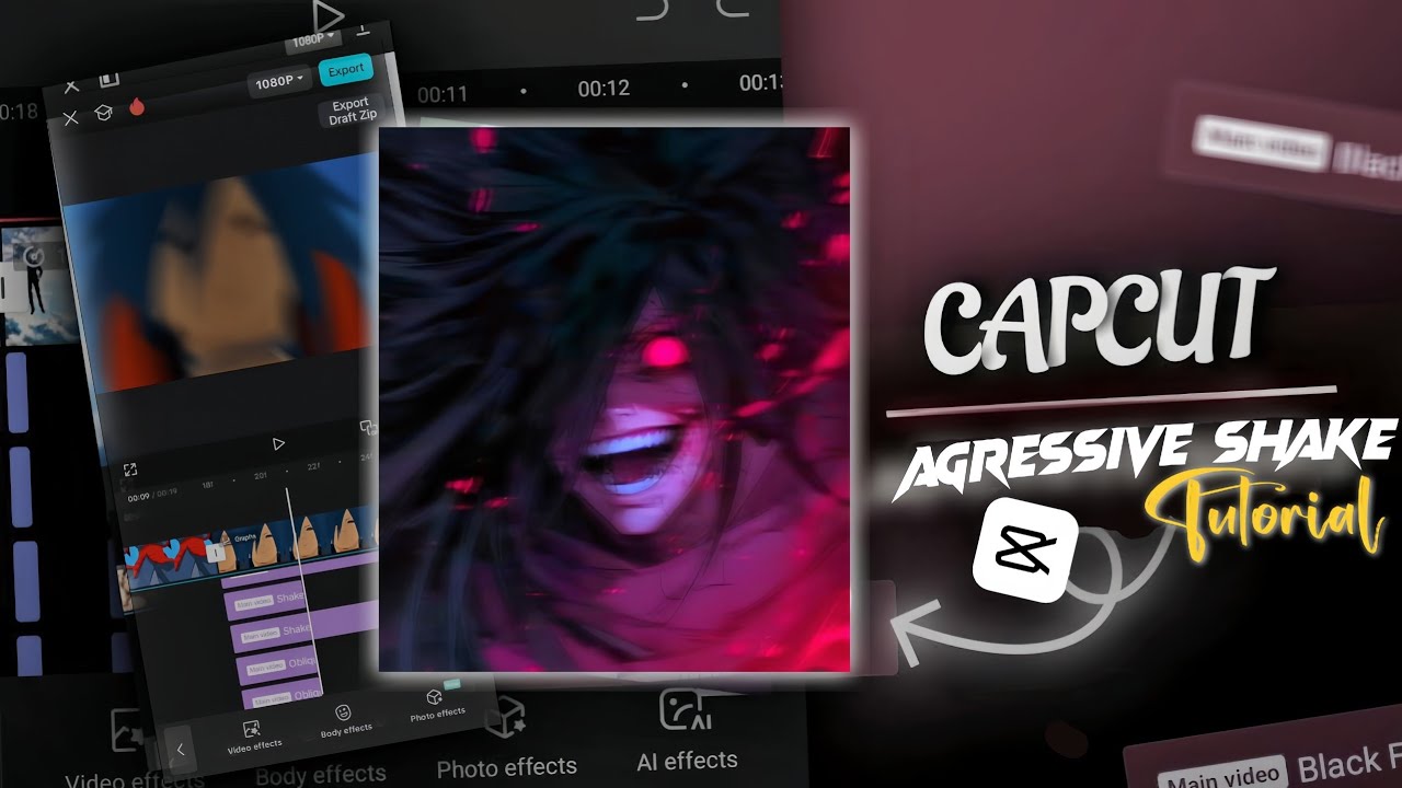 Capcut shake tutorial | Capcut shake effect | Capcut shake | Capcut ...