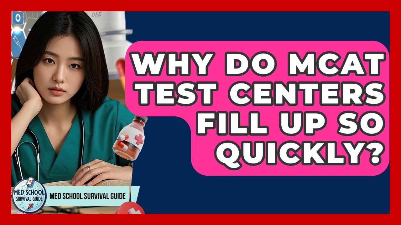 Why Do MCAT Test Centers Fill Up So Quickly? - Med School Survival ...
