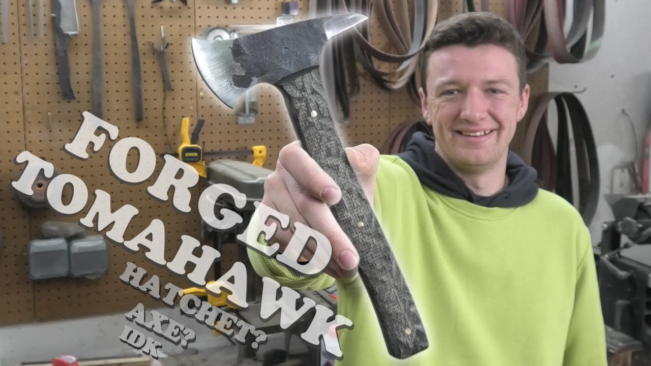 Forging a COMBAT AXE Out of a Leaf Spring!! - YouTube