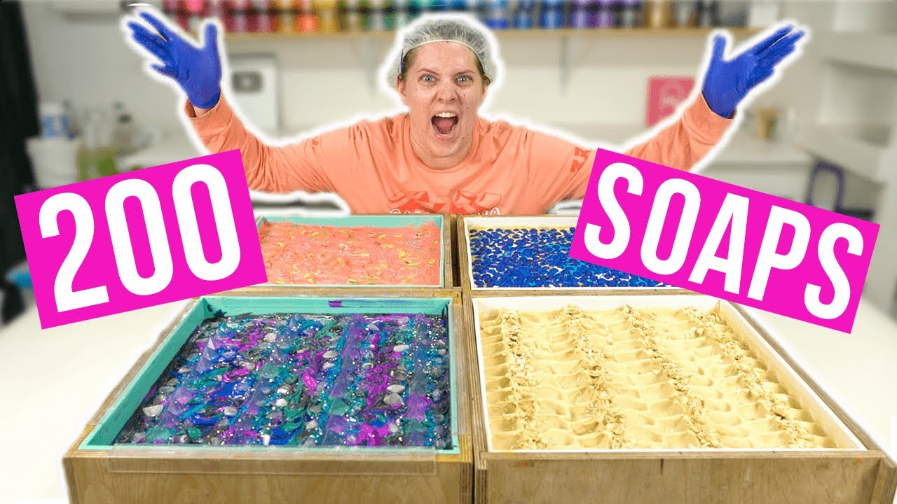 I MADE 200 BARS OF SOAP...and it didn't go according to plan | Royalty ...
