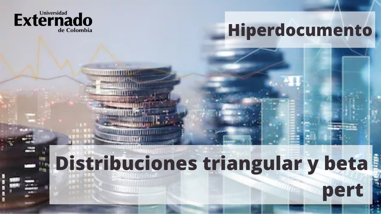 La distribución triangular y la distribución beta PERT - YouTube