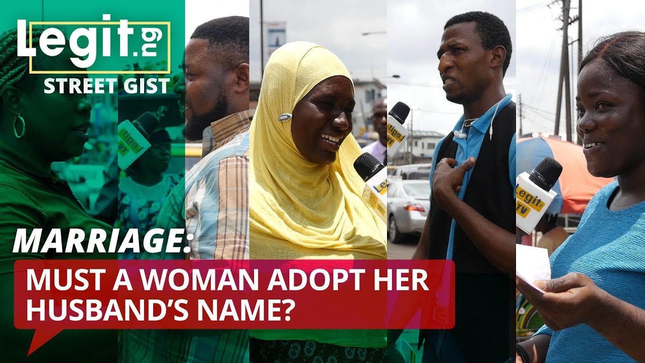 Must a woman adopt her husband’s name after marriage? | Legit TV - YouTube