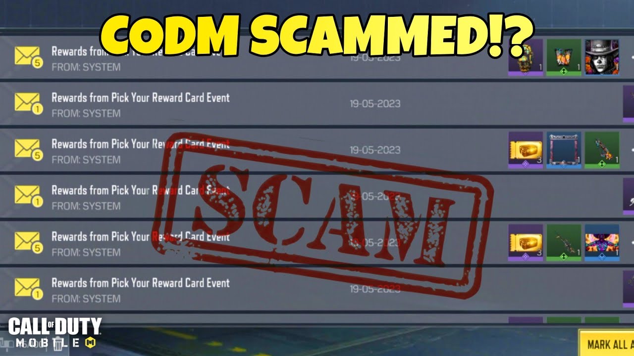 They secretly scammed me in codm - YouTube