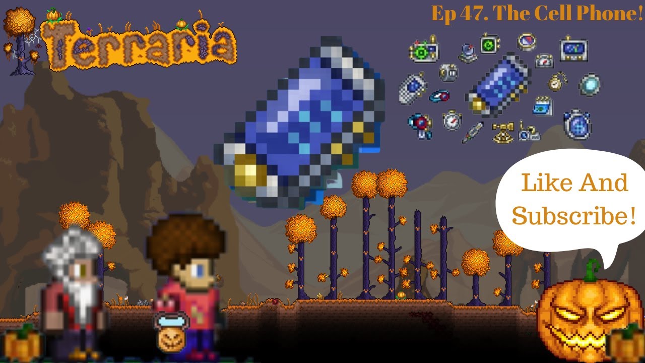 Terraria Lets Play Ep 47 The Cell Phone - YouTube