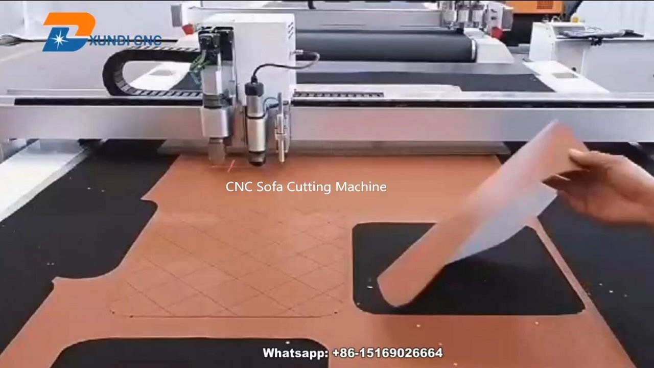 CNC Sofa Cutting Machine - YouTube