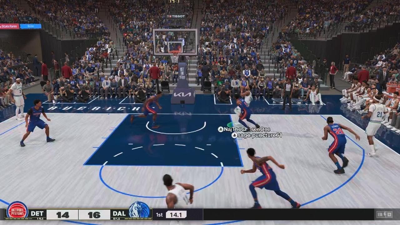 AD on Dallas! NBA 2K25 Playnow Online - YouTube