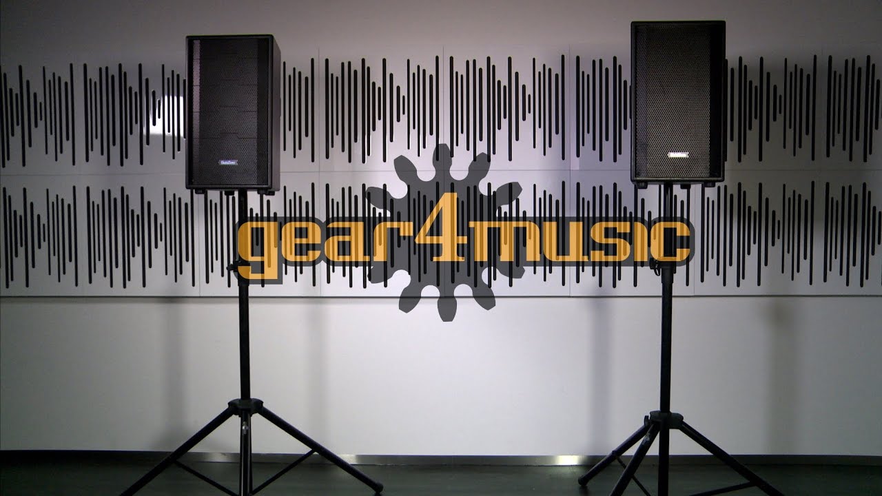 PA Speaker Stands (Pair) With Carry Bag - YouTube